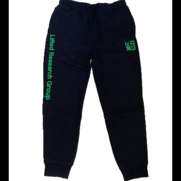 Lrg | Pants | Lrg Black Stacked Multi Logo Fleece Pants | Poshmark